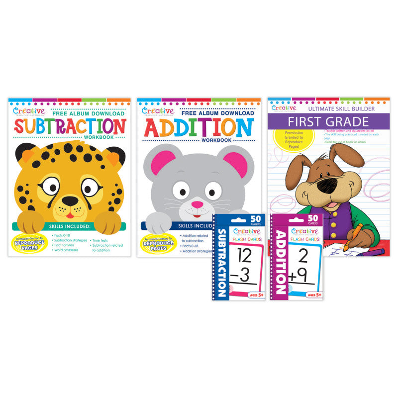 First Grade Skills Bundle (Pack of 6) | ShelHealth