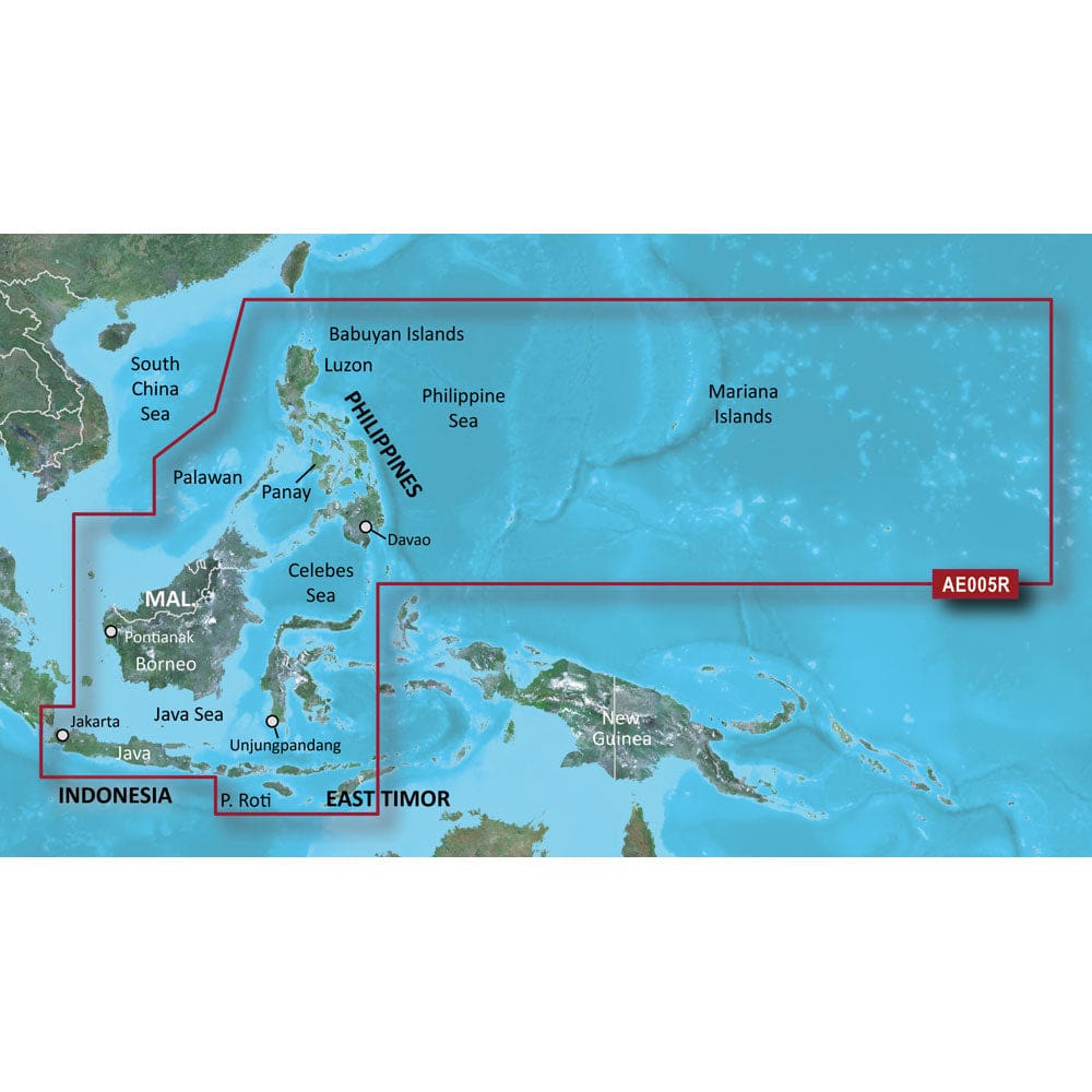 Garmin BlueChart® g3 Vision® HD - VAE005R - Philippines - Java Mariana Is. - microSD™/ SD ...