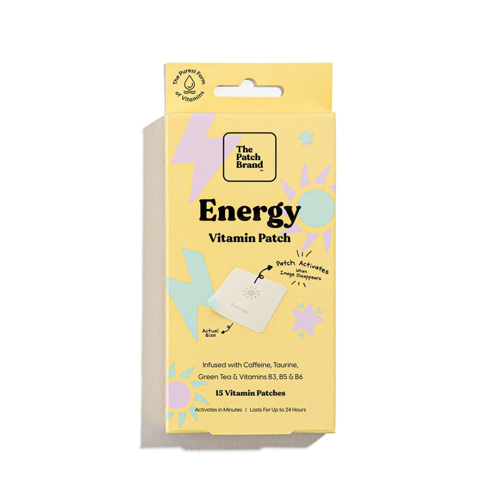 THE PATCH BRAND: Energy Vitamin Patch, 15 ea (Case of 2) | ShelHealth
