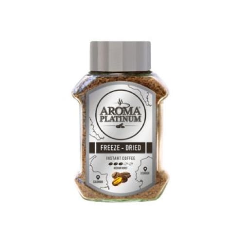 Aroma Platinum Freeze-Dried Instant Coffee, 3.53 oz. (100 g.) | ShelHealth
