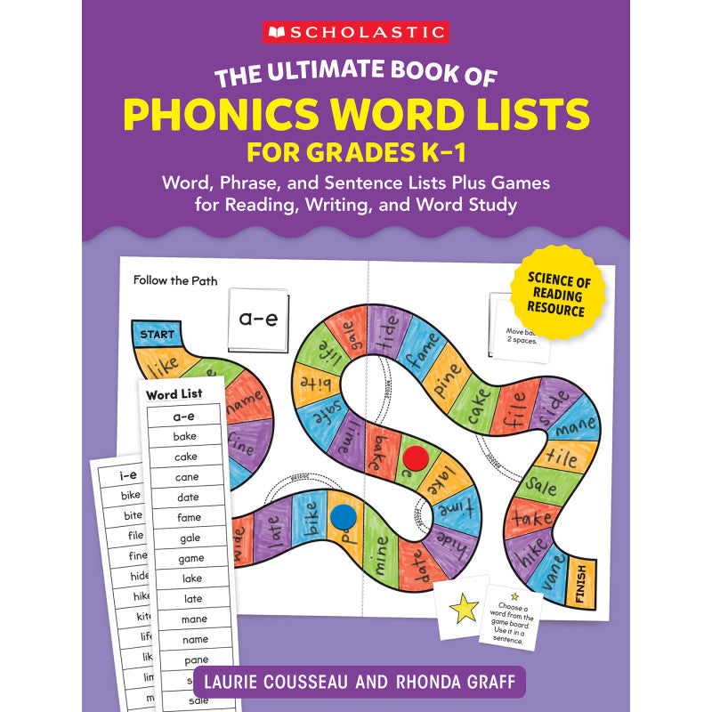 Ultimate Phonics Word Lists Gr K-1 (Pack of 2) | ShelHealth