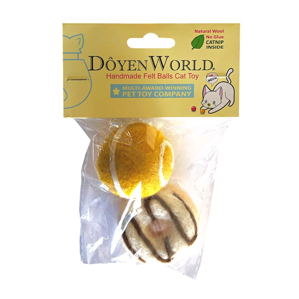 Doyen Cat Felt Ball Donut | ShelHealth