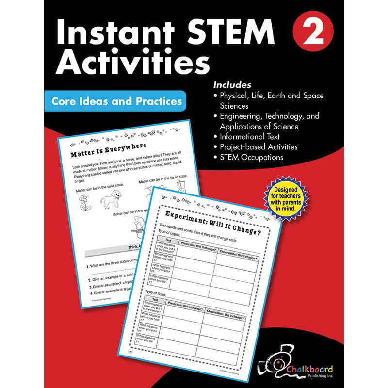 Gr2 Instant Activities Workbook Stem (Pack of 2) | ShelHealth