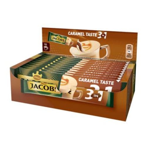 Jacobs Caramel 3 in 1 Instant Coffee Drink, 6 oz (170 g) | ShelHealth