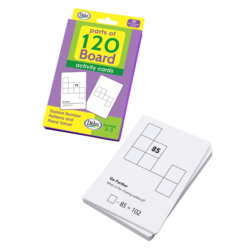 Parts Of 120 Board Activity Cards (Pack of 6) | ShelHealth
