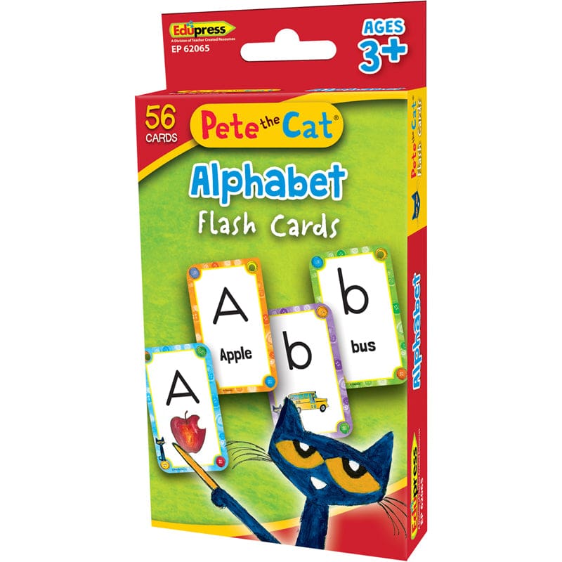 Pete The Cat Alphabet Flash Cards (Pack of 10) | ShelHealth