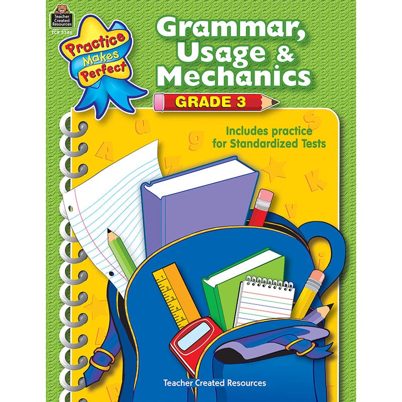 Pmp Grammar Usage & Mechanics Gr 3 (Pack of 10) | ShelHealth