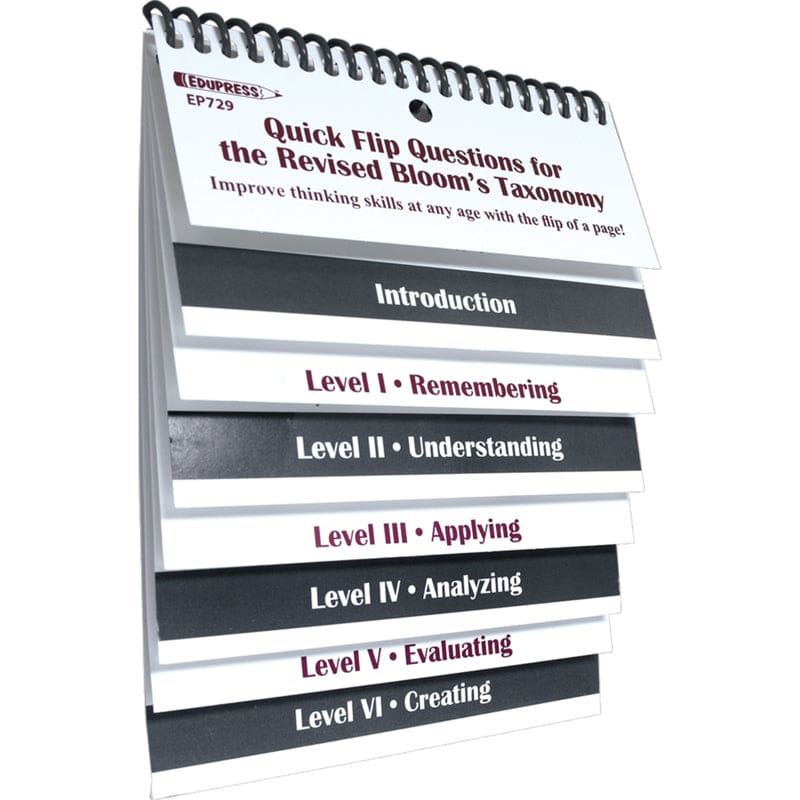 Quick Flip Questions For The Revised Blooms Taxonomy (Pack of 10 ...