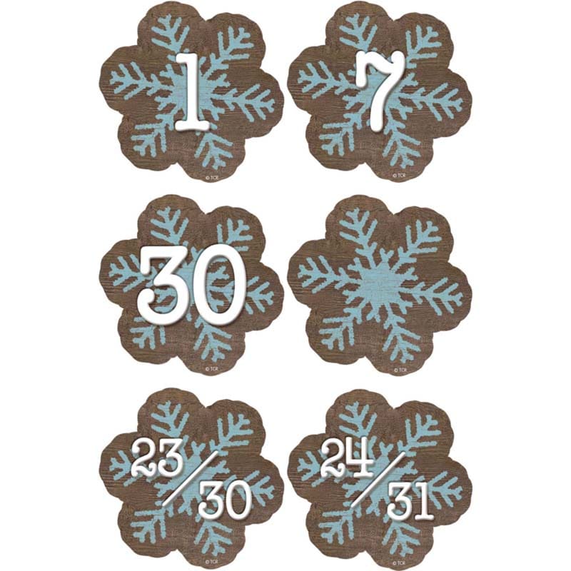 Snowflakes Calendar Days Home Sweet Classroom (Pack of 12) | ShelHealth