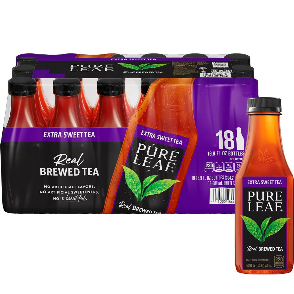 Pure Leaf Extra Sweet Iced Tea 16.9 oz., 18 pk. | ShelHealth