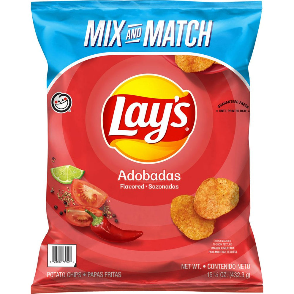 Lay's Adobadas Flavored Potato Chips, 15.25 oz. | ShelHealth