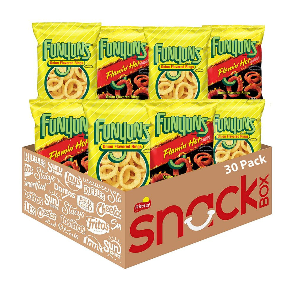 Funyuns Onion Flavored Rings, Variety Pack, 1.25 oz., 30 pk. | ShelHealth