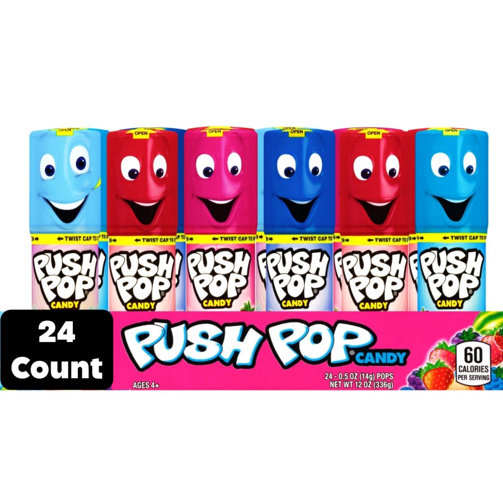 Push Pop Variety Pack Candy, 0.5 oz., 24 ct. | ShelHealth