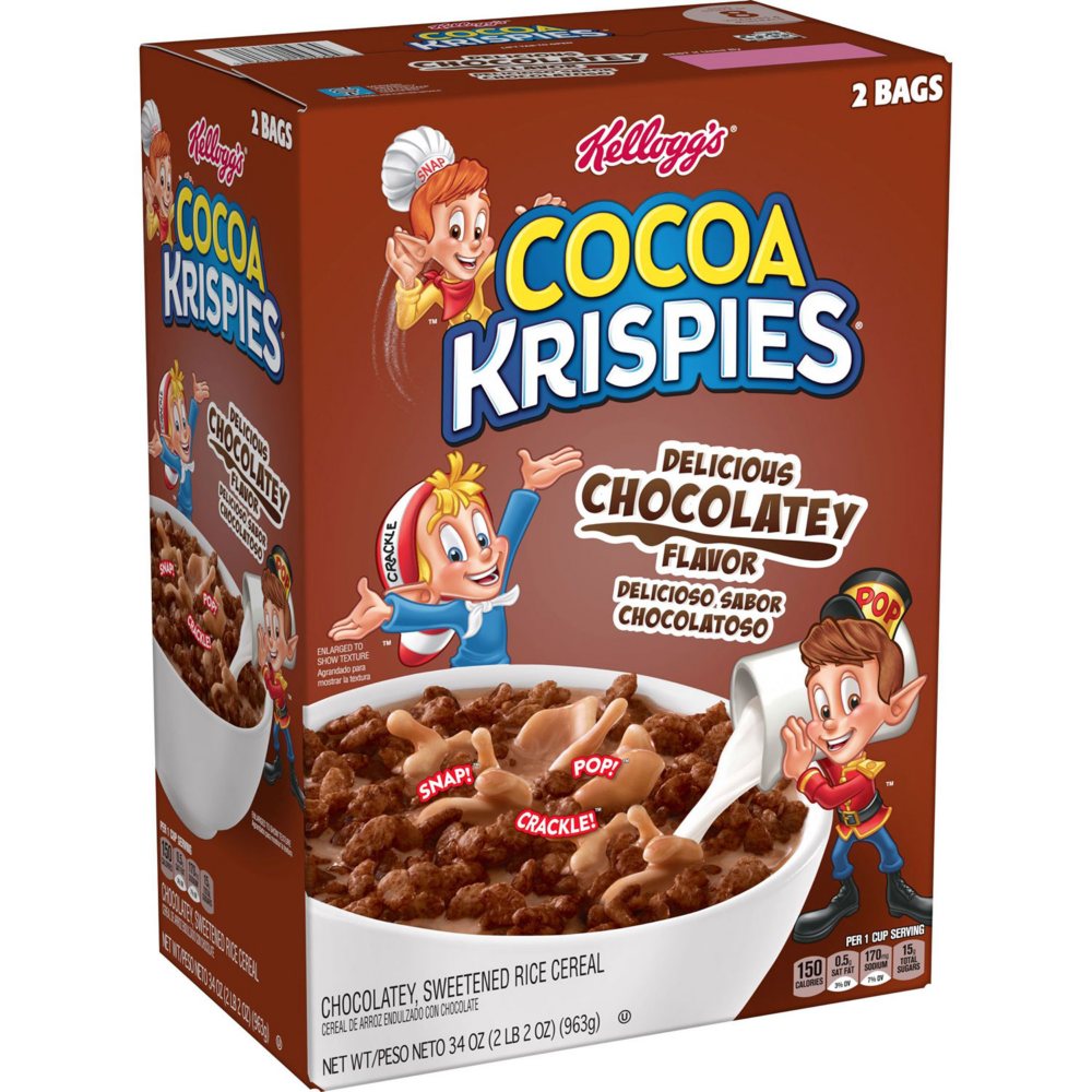 Kellogg's Cocoa Krispies Cereal 34 oz. | ShelHealth