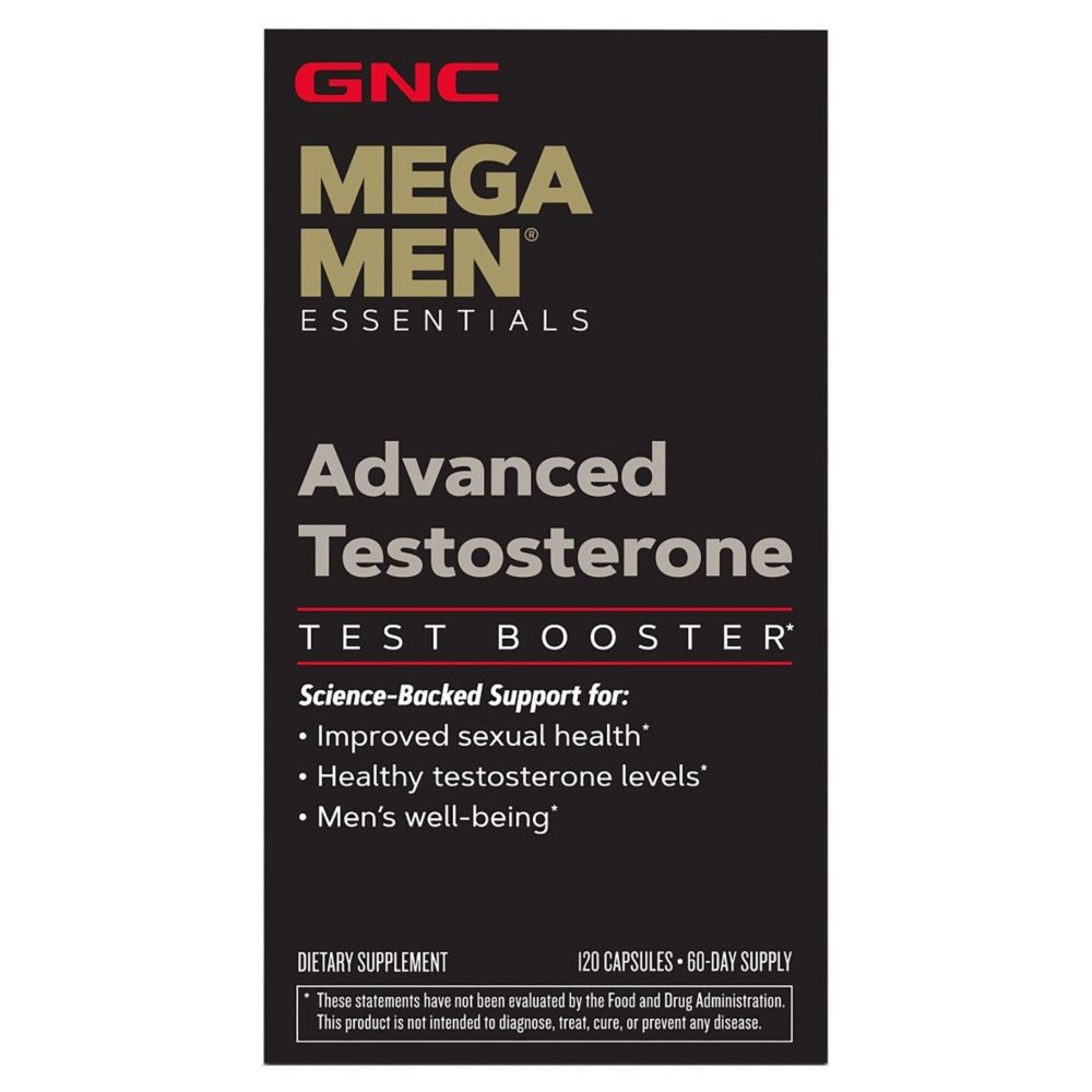 GNC Mega Men Advanced Men's Testosterone, 120 ct. | ShelHealth