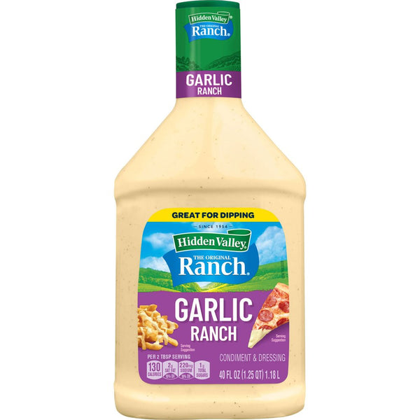 Hidden Valley Garlic Ranch, 40 oz. | ShelHealth