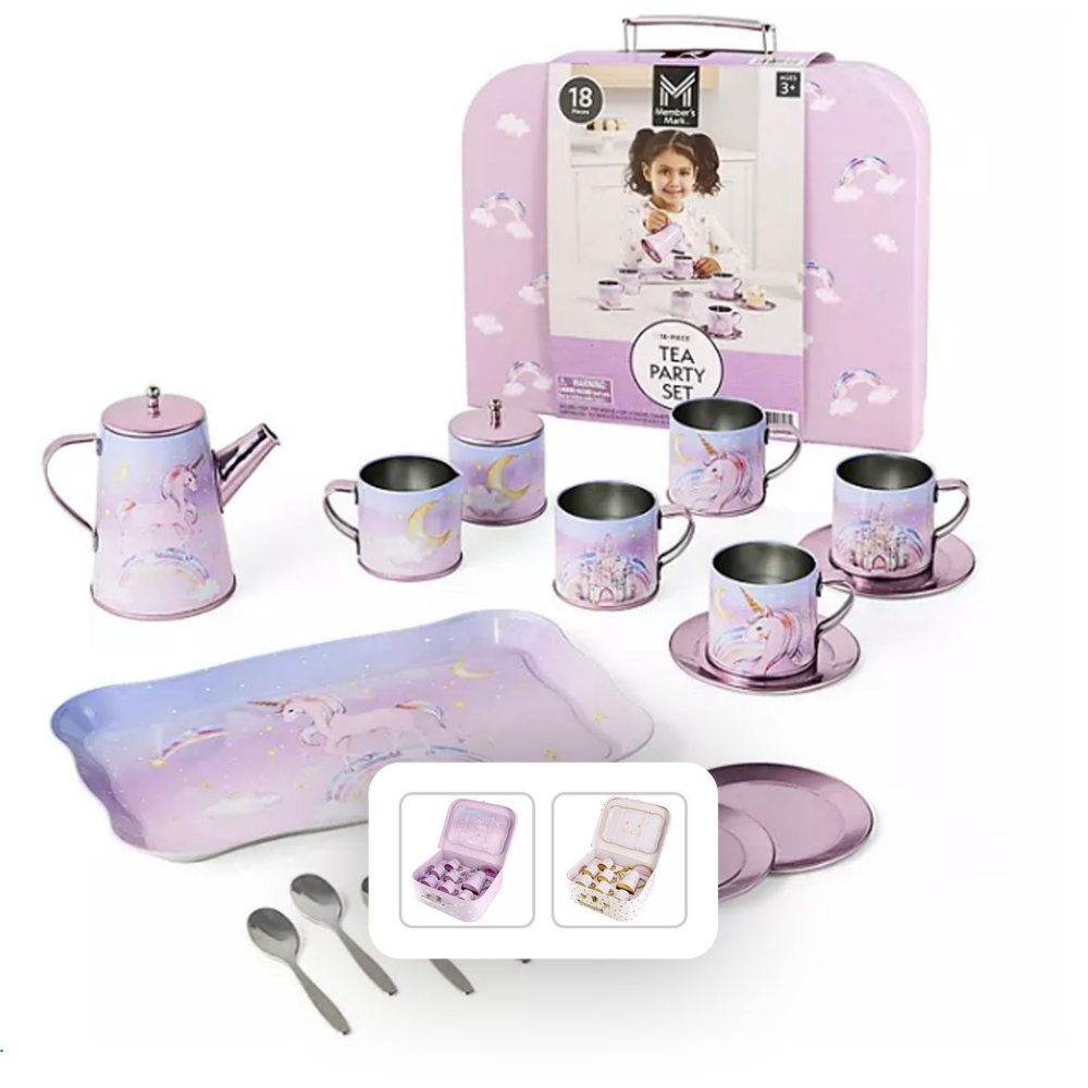 Member's Mark Tin Tea Set, 18 pcs. | ShelHealth