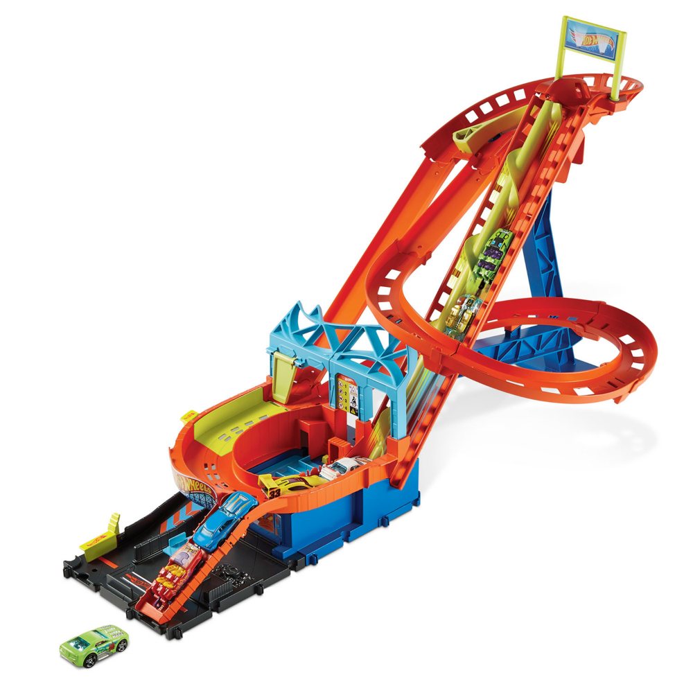 Hot Wheels Roller Coaster Rally Playset | ShelHealth