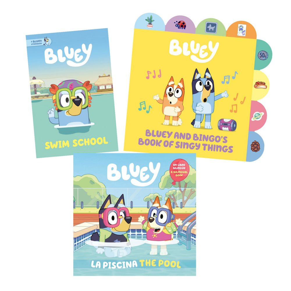Bluey 3 Book Bundle, Mixed Media | ShelHealth