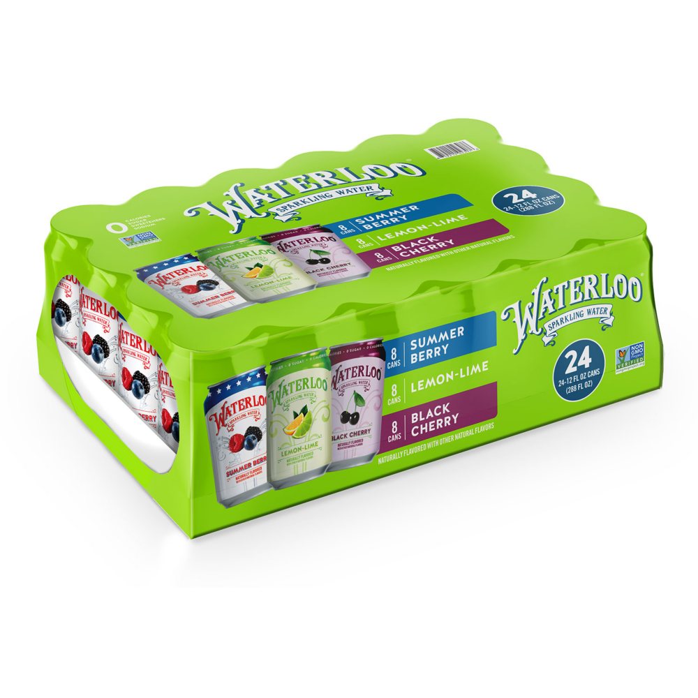 Waterloo Sparkling Water Variety Pack 12 fl. oz., 24 pk. | ShelHealth