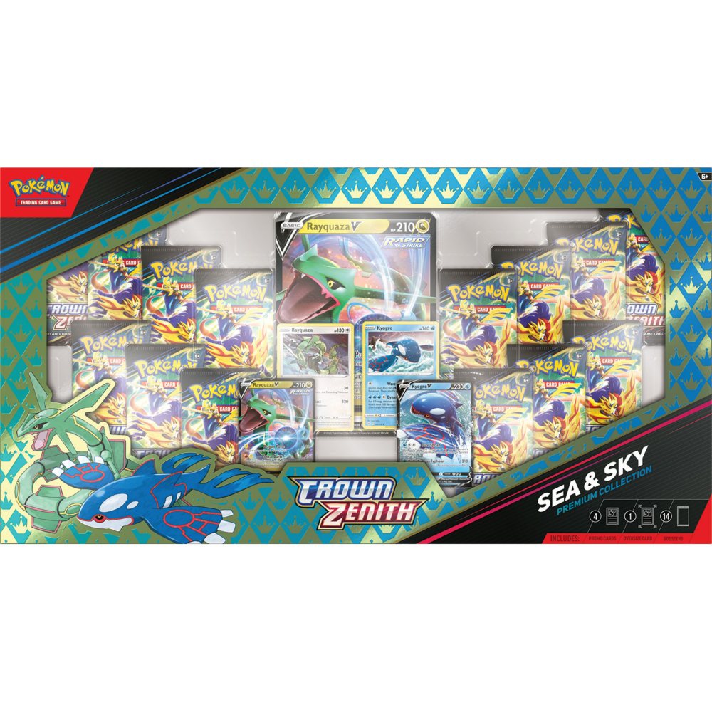 Pokémon Crown Zenith Sea & Sky Premium Collection | ShelHealth