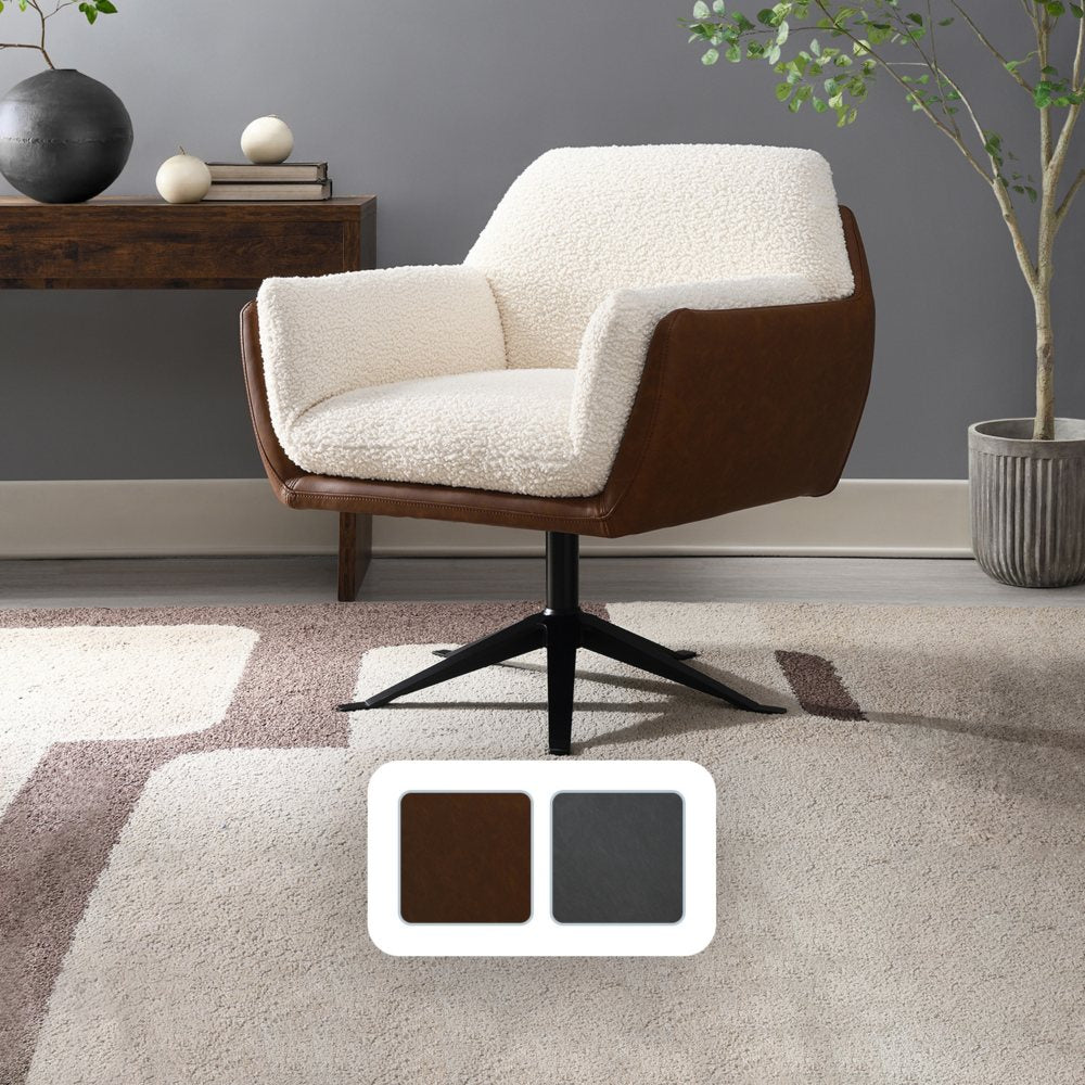 Ashfield Upholstered Swivel Chair with Auto-Return Base | ShelHealth