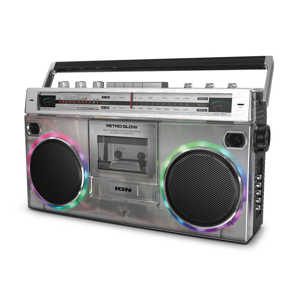 ION Audio Retro Glow Boombox | ShelHealth