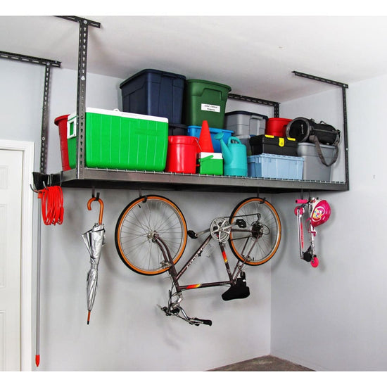 2-Rack Combo SafeRacks 4' x 8' Overhead Storage Kit - Hammertone ...