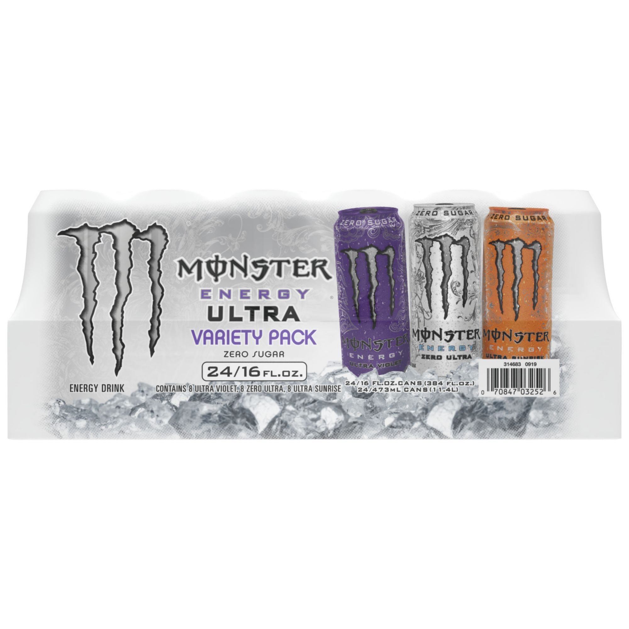 Monster Energy Ultra Variety Pack, 24 pk./16 fl. oz. | ShelHealth