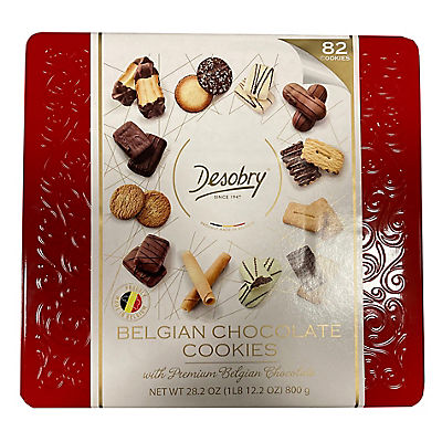 Desobry Belgian Chocolate Cookie Assortment, 28.2 oz. | ShelHealth