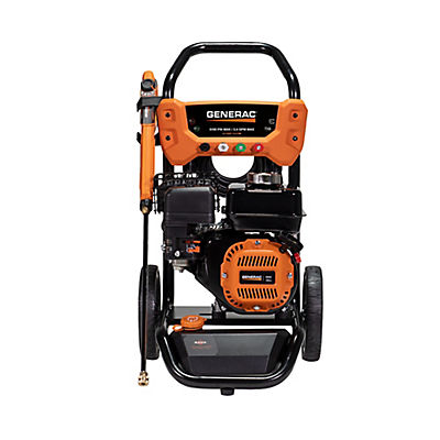 Generac 3100 PSI 2.4 GPM Residential Pressure Washer with PowerDial Gun ...