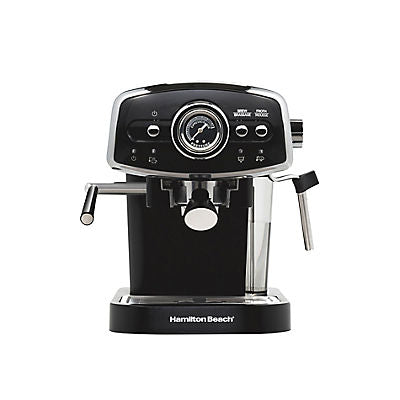 Hamilton Beach Retro Slide Lock Espresso Maker - Black | ShelHealth