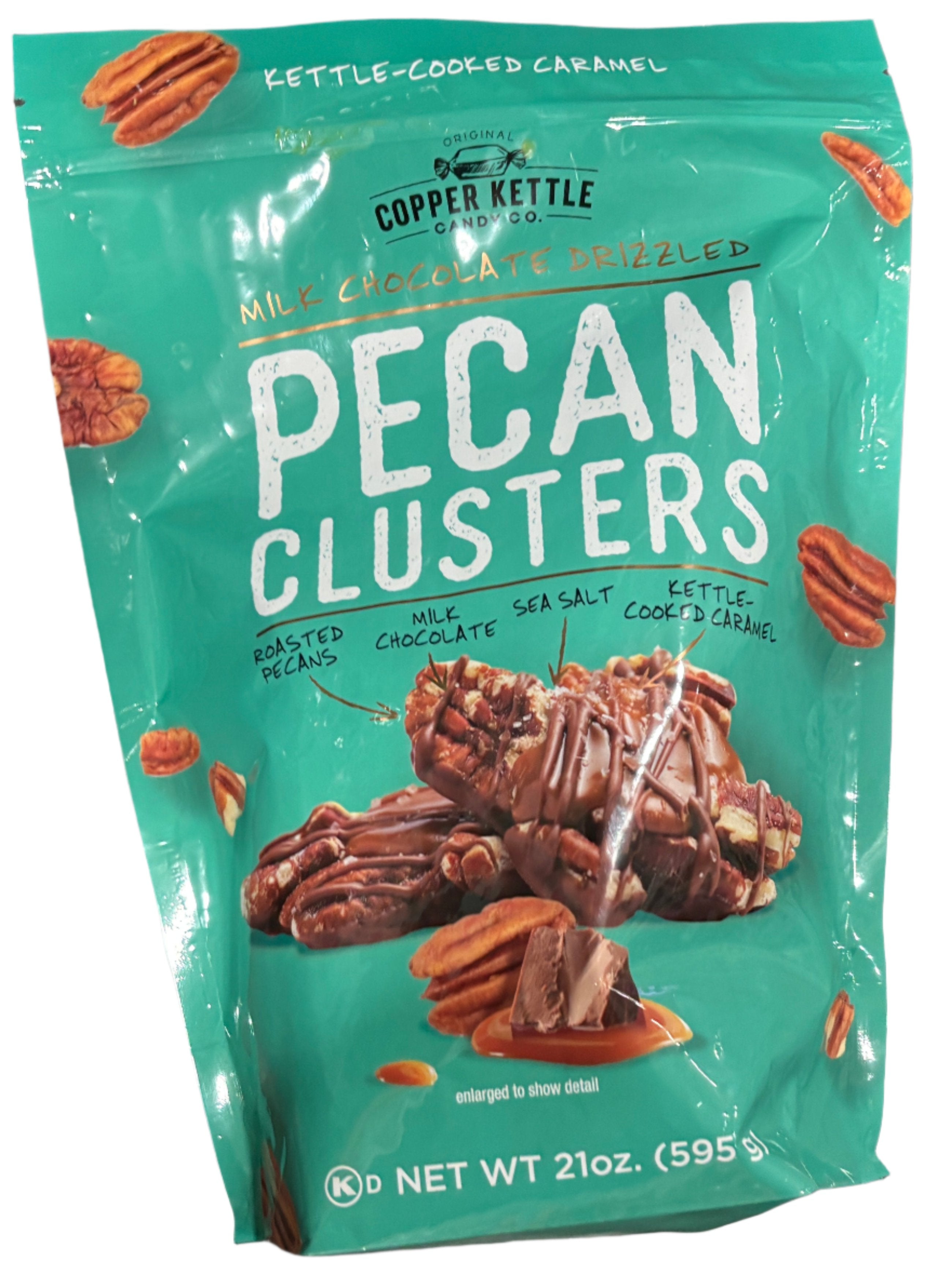 Copper Kettle Candy Company Pecan Clusters, 21 Ounce | ShelHealth
