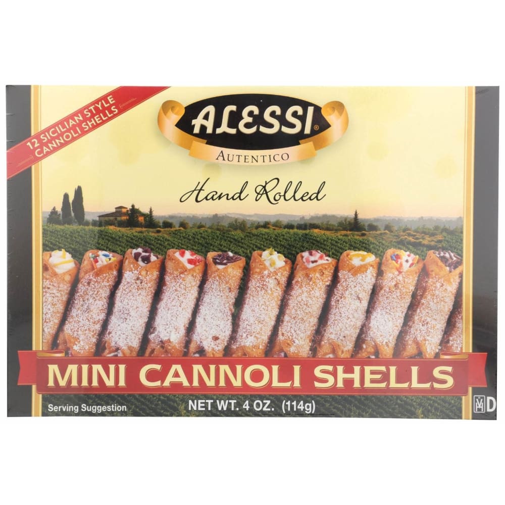 ALESSI Mini Cannoli Shells, 4 oz (Case of 2) | ShelHealth