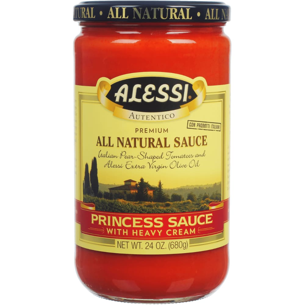 Alessi Princess Pasta Sauce Heavy Cream, 24 oz (Case of 3) | ShelHealth