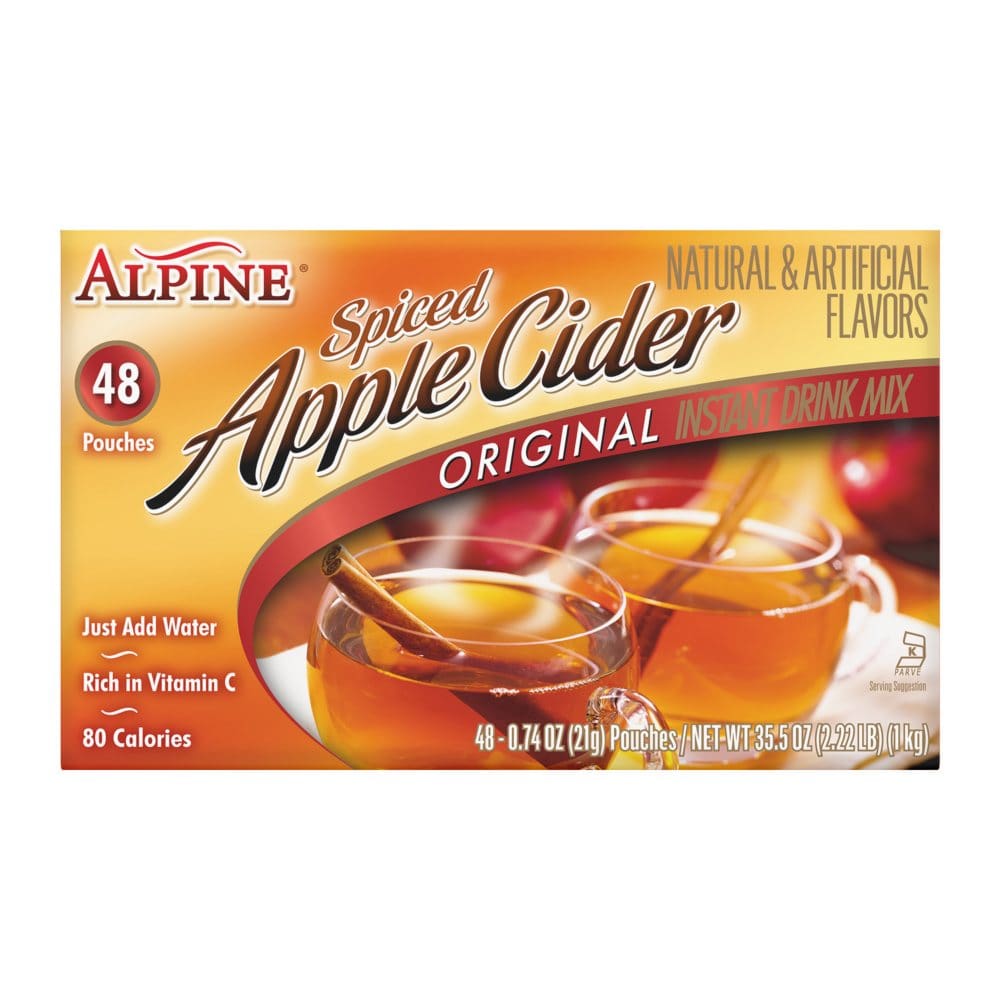Alpine Spiced Apple Cider Instant Drink Mix (48 pk.) | ShelHealth