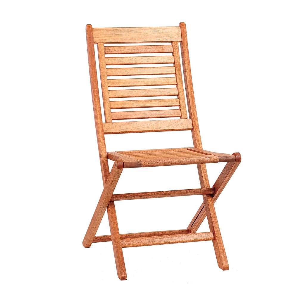 Amazonia Finland 2-Piece 100% FSC Folding Patio Dining Chairs | ShelHealth