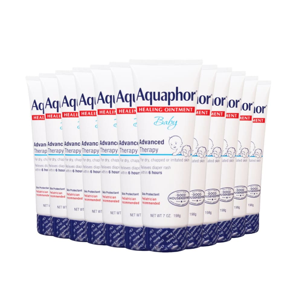 Aquaphor Baby Healing Ointment Advanced Therapy Skin Protectant - Dry Skin and Diaper Rash ...