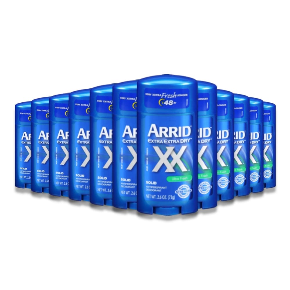 ARRID - Extra Extra Dry SOLID Anti-Perspirant Deodorant - 2.6 oz - 12 ...