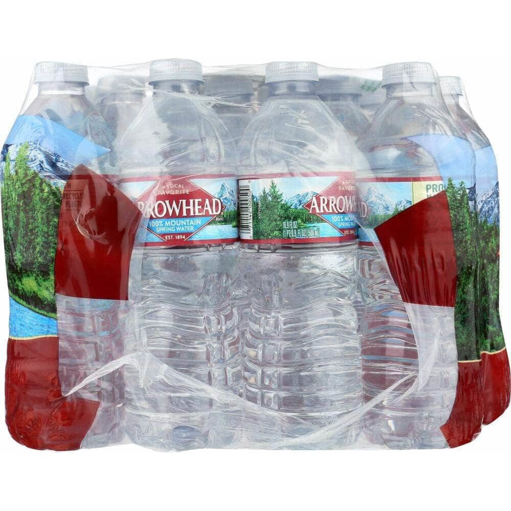 Arrowhead Water 100% Mountain Spring Water 24 Count - 0.5 liter, 12 lt ...