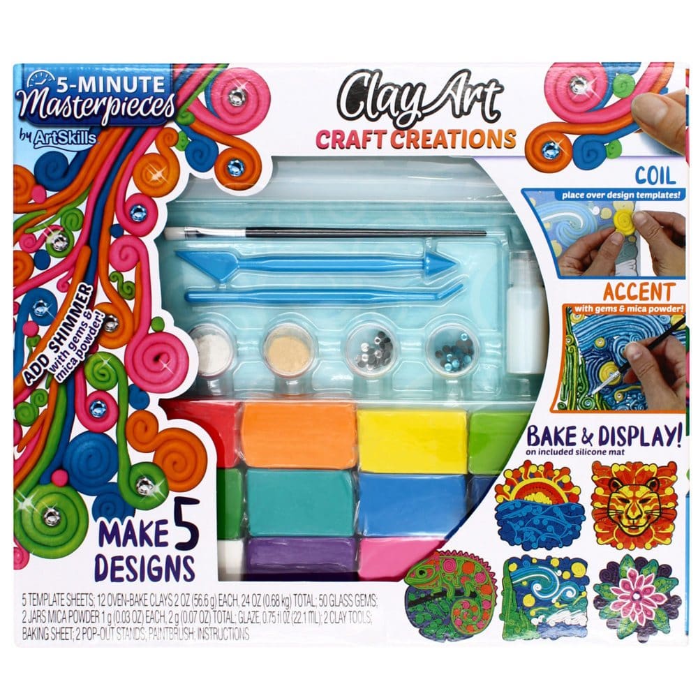 ArtSkills 5-Minute Masterpiece Clay Mosaic with Modeling Clay | ShelHealth