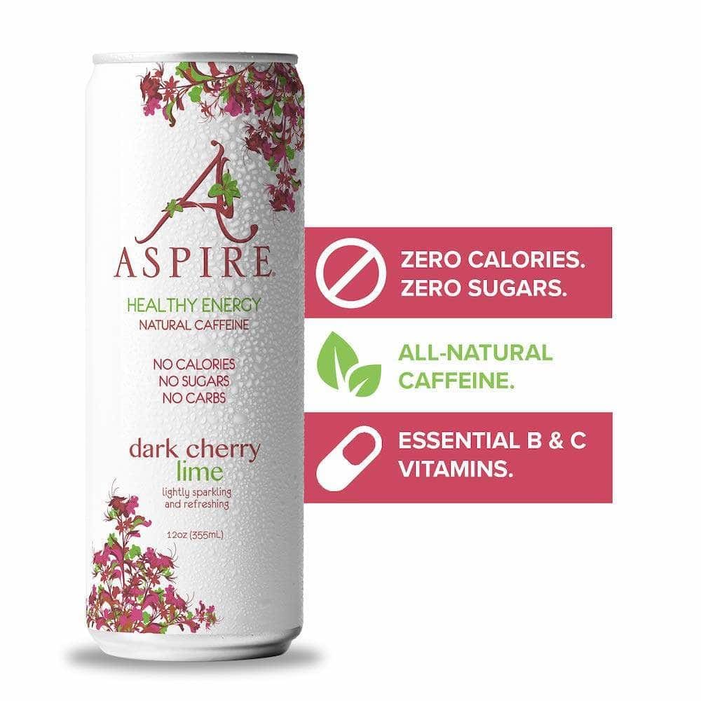 ASPIRE Drink Dark Cherry Lime, 12 fo (Case of 5) | ShelHealth