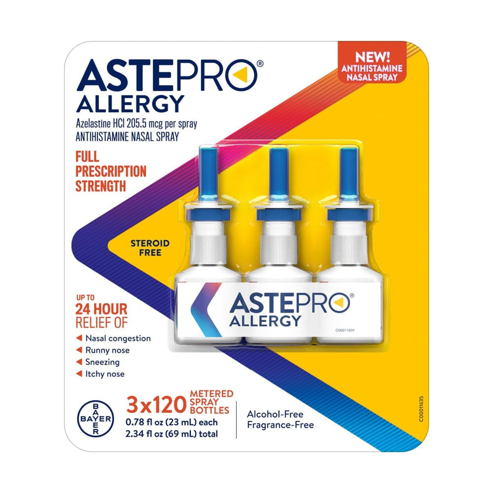 Astepro Allergy Steroid Free Antihistamine Nasal Spray, 3 pk. | ShelHealth