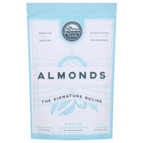 BACKATTACK SNACKS: The Signature Recipe Almonds, 8 oz (Case of 3 ...