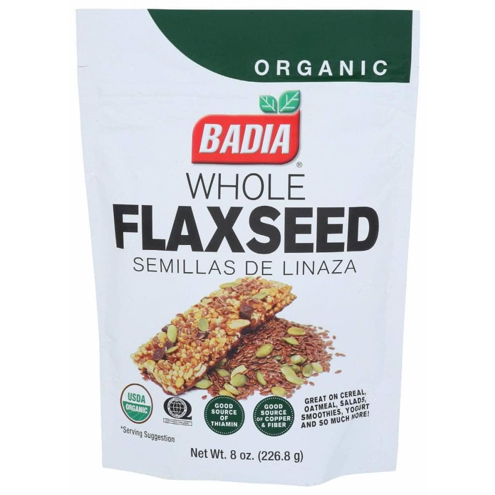 BADIA Flax Seed Organic, 8 oz (Case of 5) | ShelHealth
