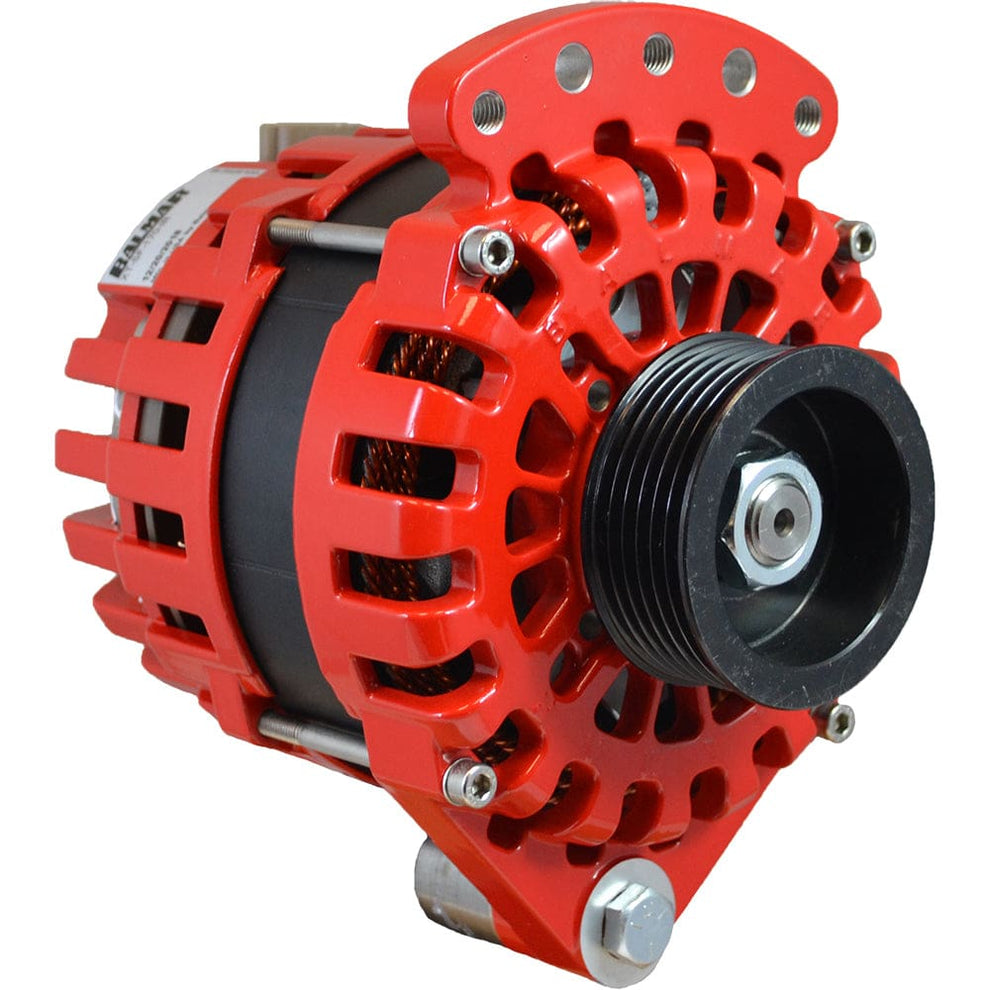Balmar Alternator 170AMP, 12V, 1-2" Single Foot, K6 Pulley w/ Internal ...