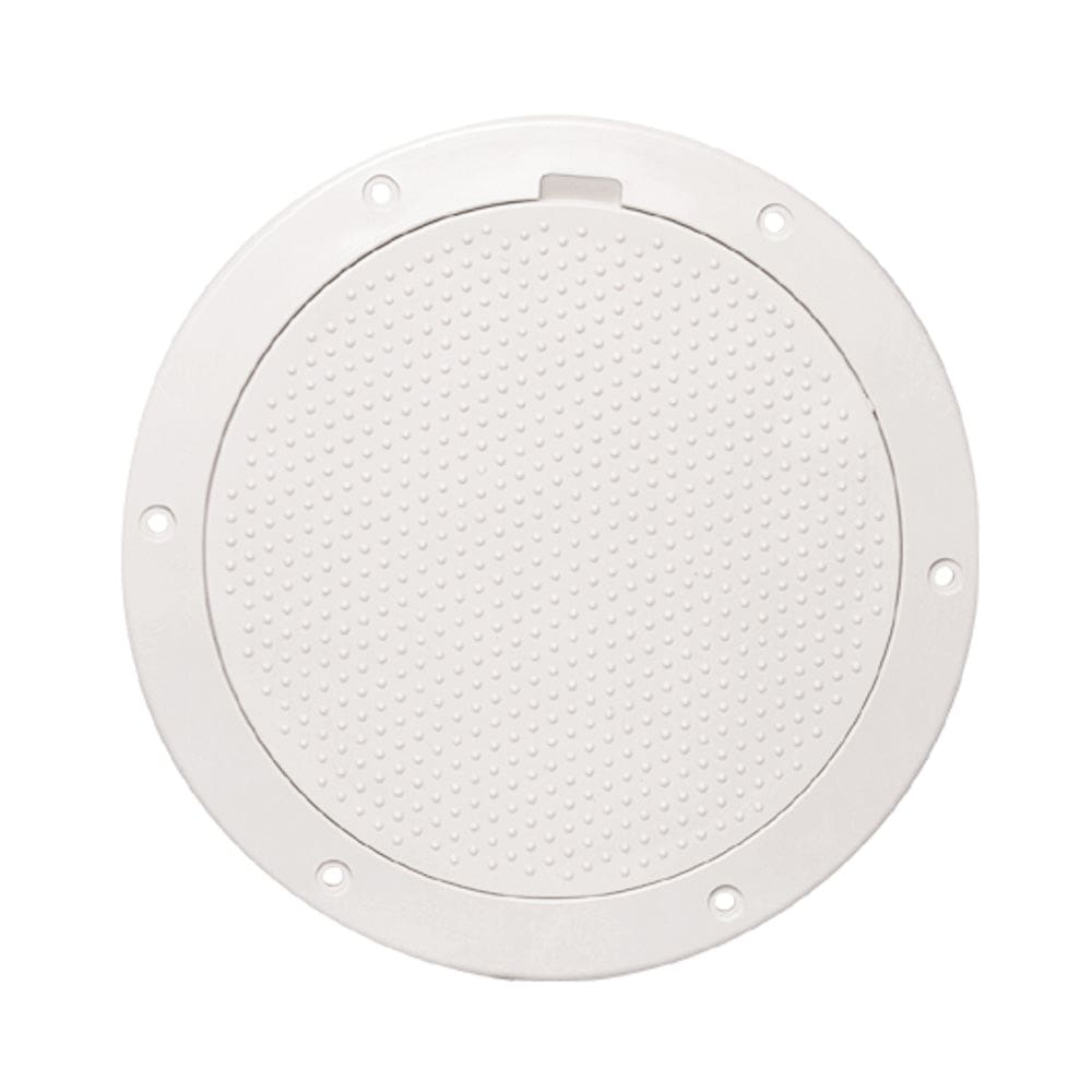 Beckson 6" Non-Skid Pry-Out Deck Plate - White | ShelHealth