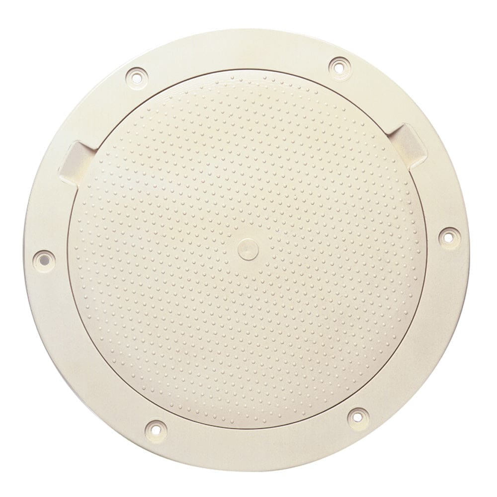 Beckson 8" Non-Skid Pry-Out Deck Plate - Beige | ShelHealth
