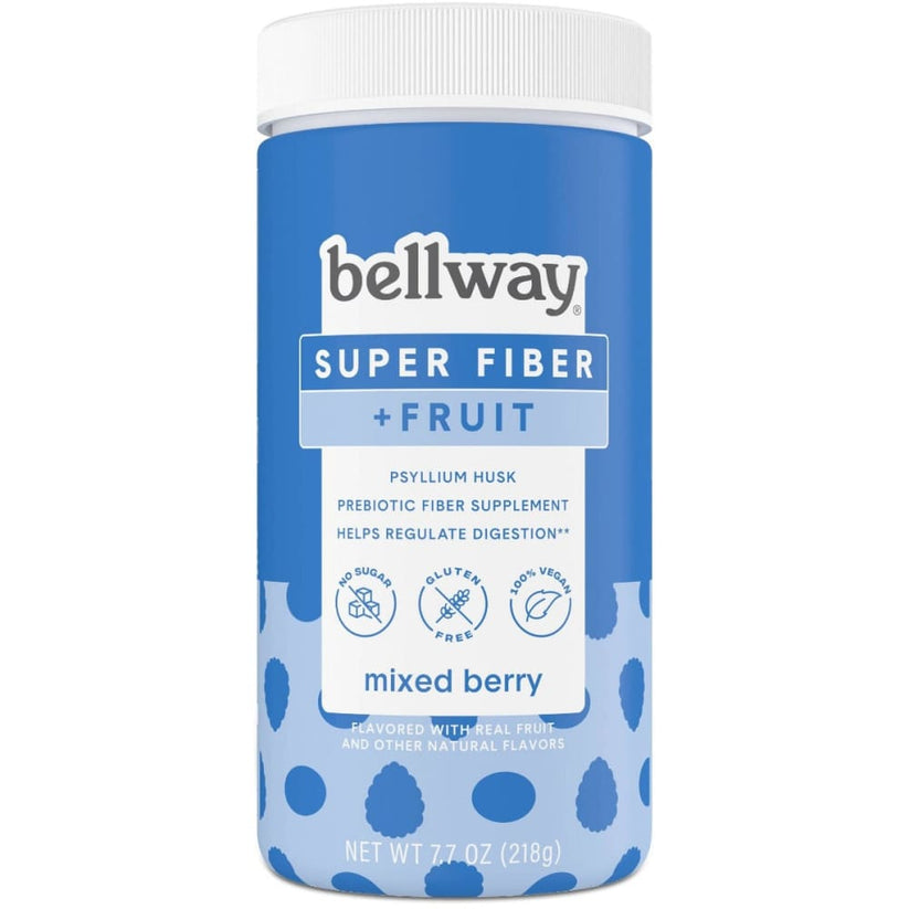 BELLWAY: Super Fiber Mixed Berry Powder, 7.7 oz | ShelHealth