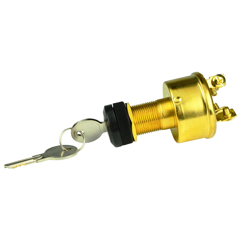 BEP 4-Position Brass Ignition Switch - Accessory/ OFF/ Ignition ...